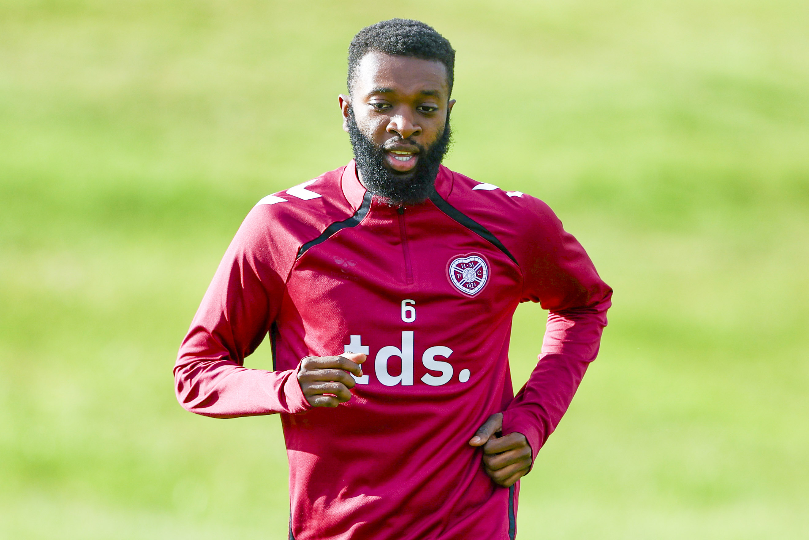 Hearts midfielder Beni Baningime out for several weeks