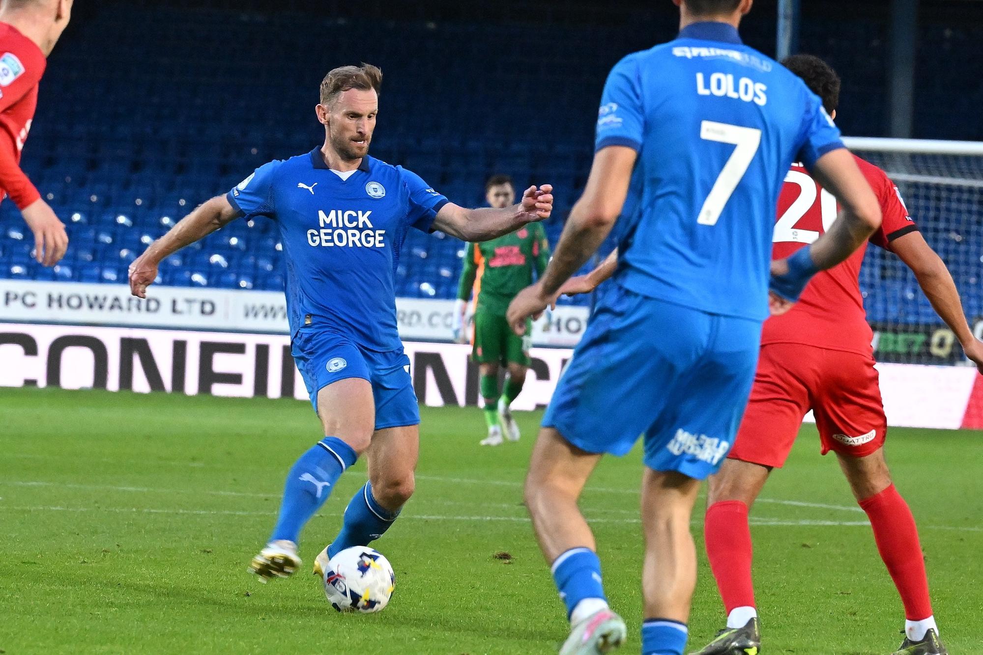 Peterborough United's players ensured Luke Williams enjoyed a ...