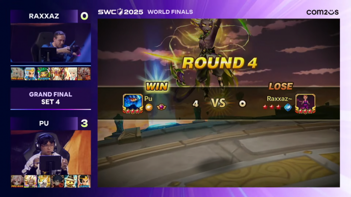 아시아의 자존심 '푸', 완벽한 밴픽 보여주며 'SWC2025' 세계 챔피언 등극