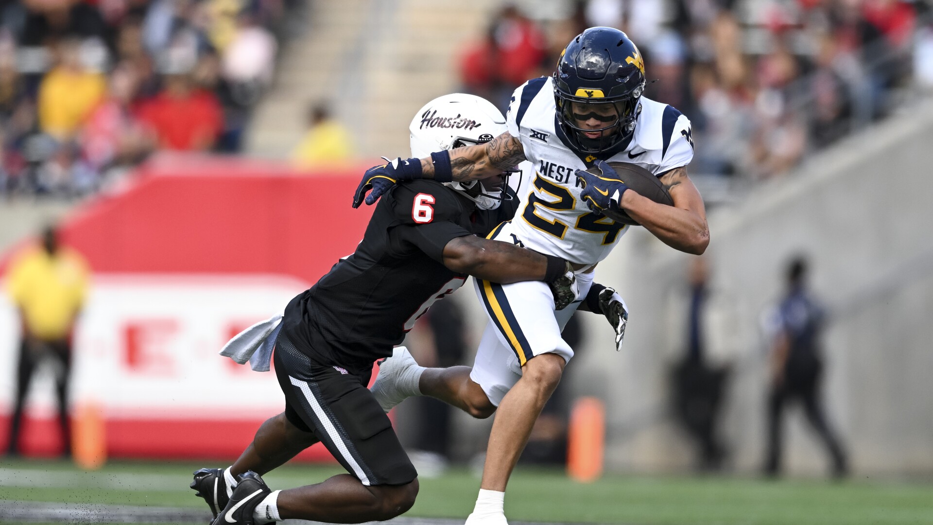 Scotty Fox Jr. accounts for 3 TDs, West Virginia beats No. 22 Houston 45-35