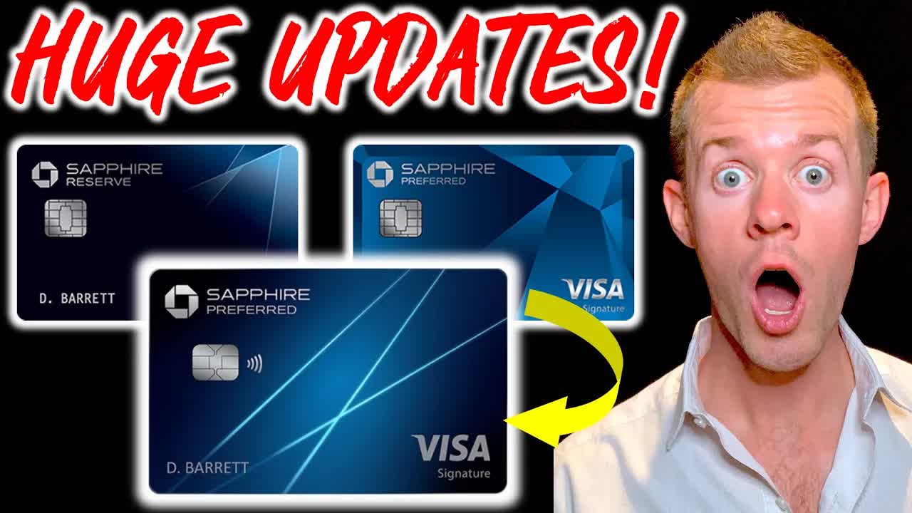 Confirmed! Chase Sapphire Preferred & Reserve major updates!