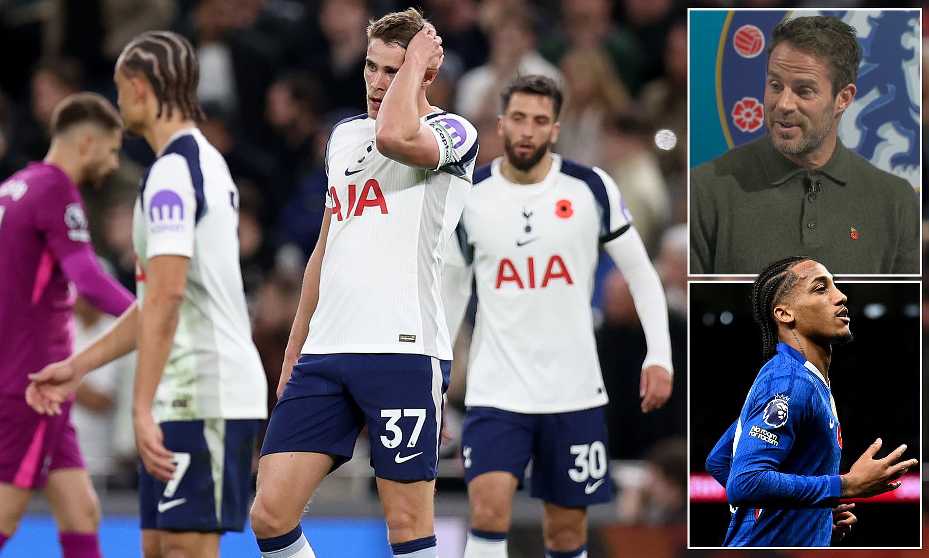 Jamie Redknapp hits out at Spurs with scathing verdict after dismal ...