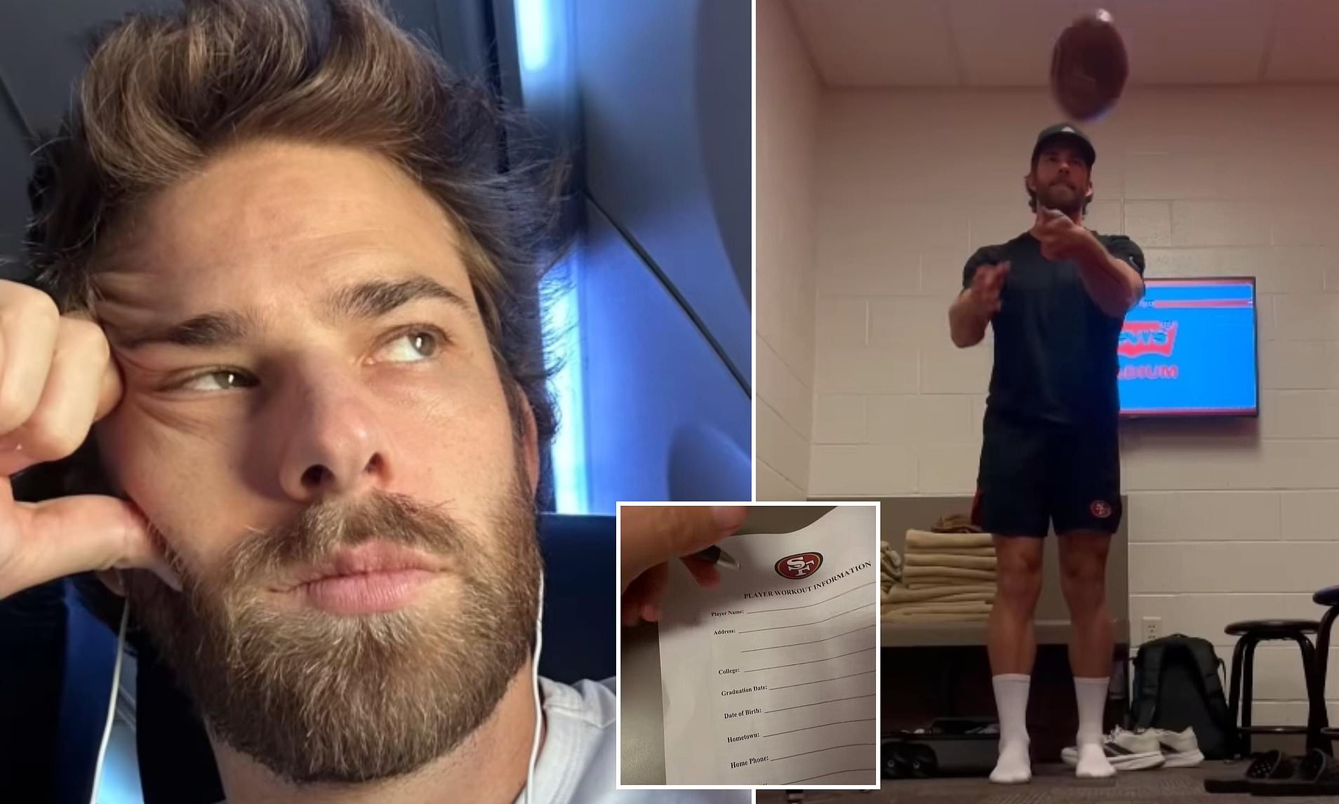 NFL punter gives fans rare glimpse into reality of life of a free agent ...