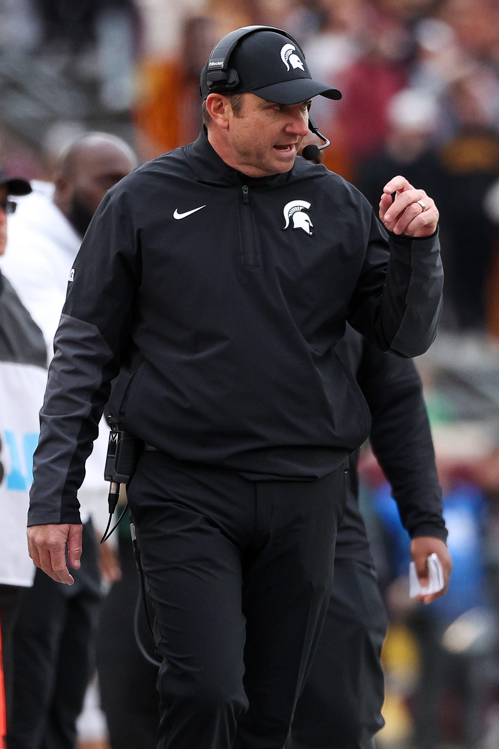 Jonathan Smith record after NCAA punishment for Michigan State football