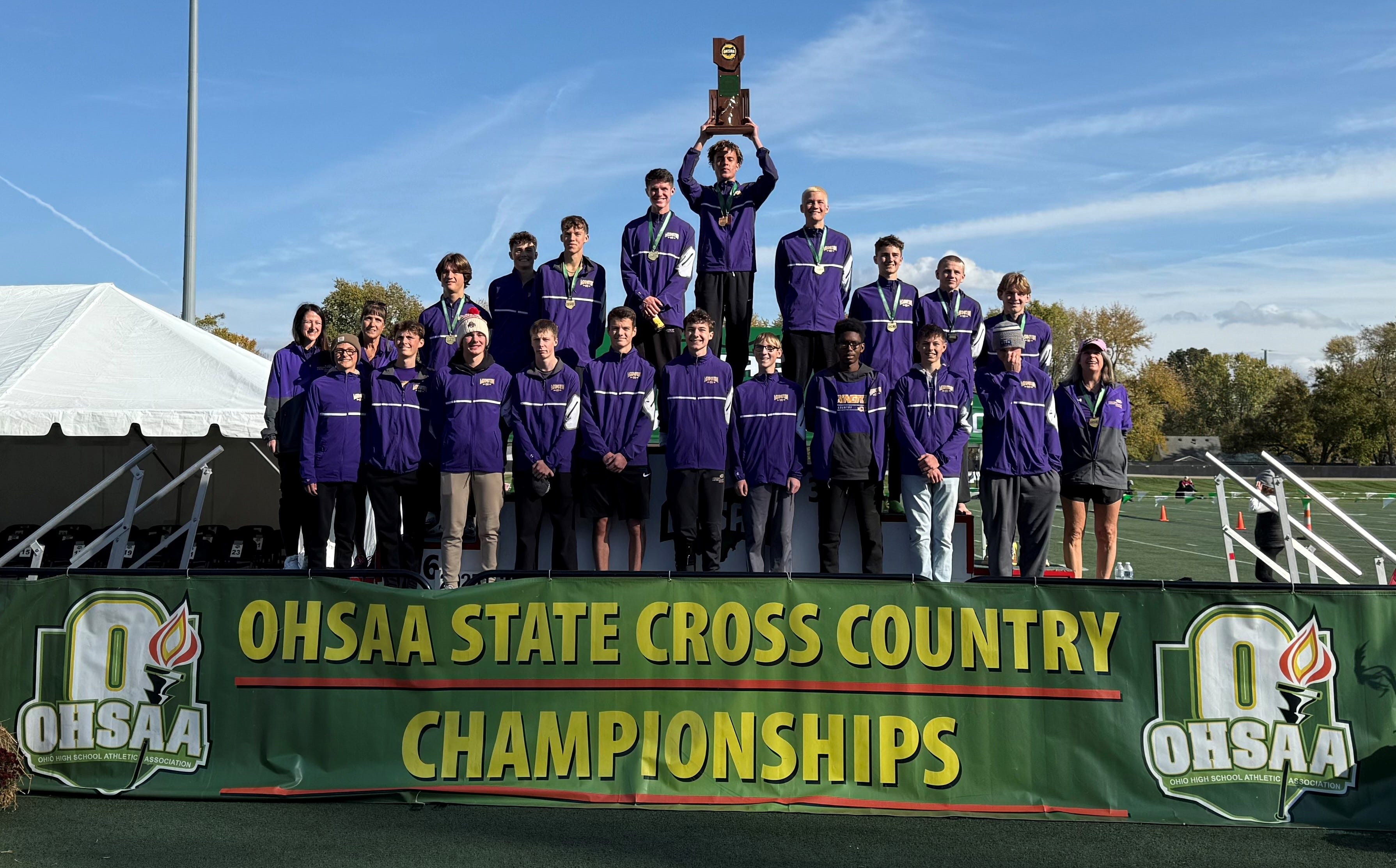 Third boys state championship part of big day for Lexington cross ...