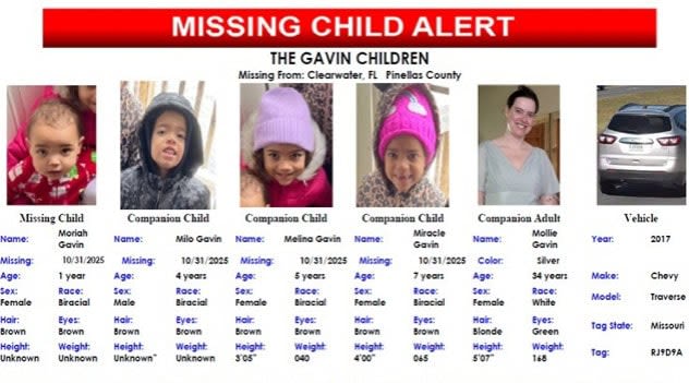 Florida Missing Child Alert For Gavin Children Canceled; Siblings Found ...