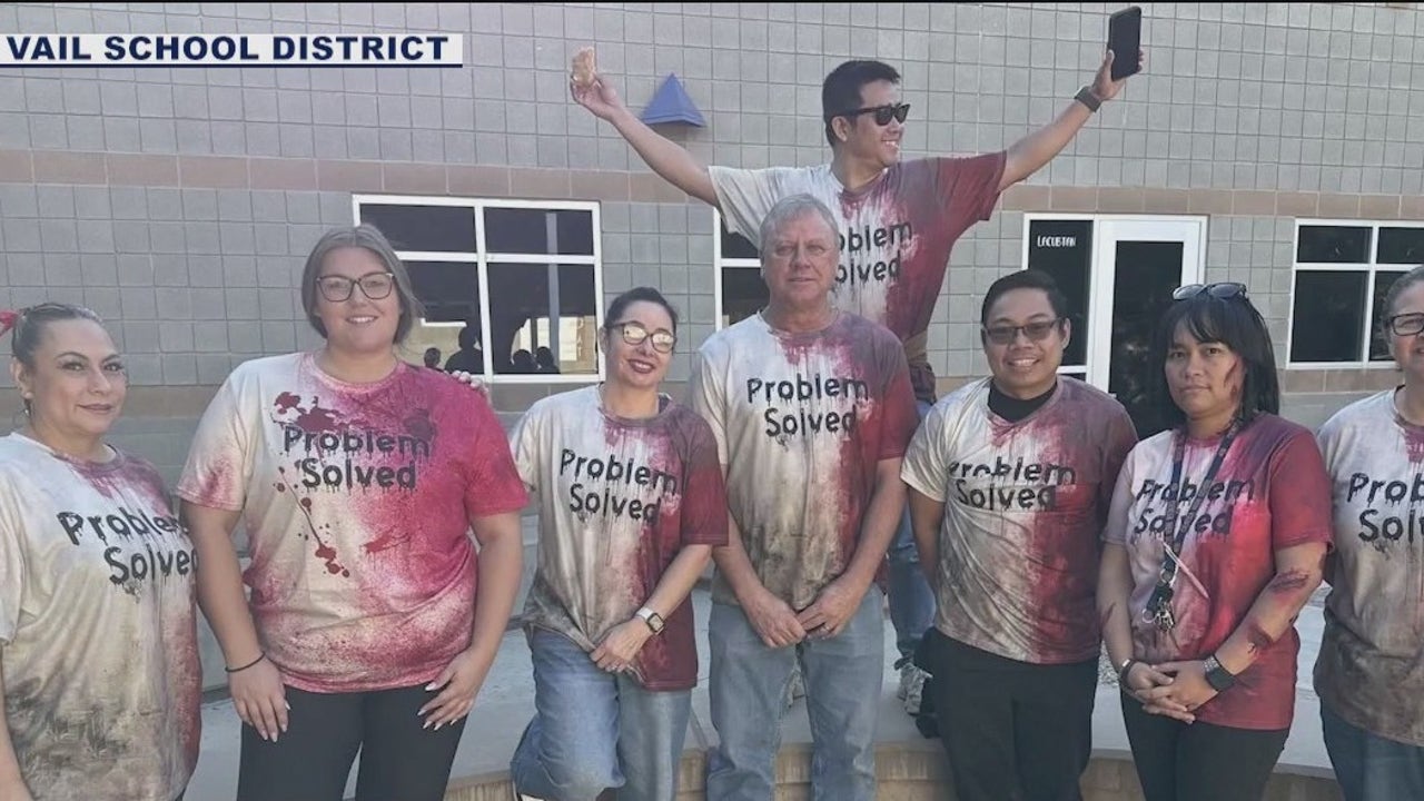 Halloween T-shirt controversy: Arizona school district teachers accused ...