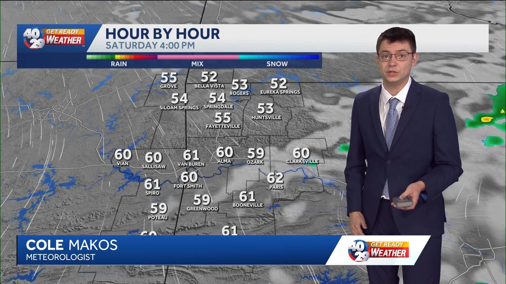 Frosty start to the day tomorrow morning in Arkansas
