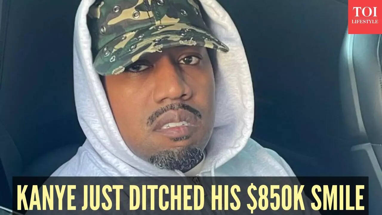 Viral on X: Kanye West ditches $850,000 diamond grills, sends fans into ...