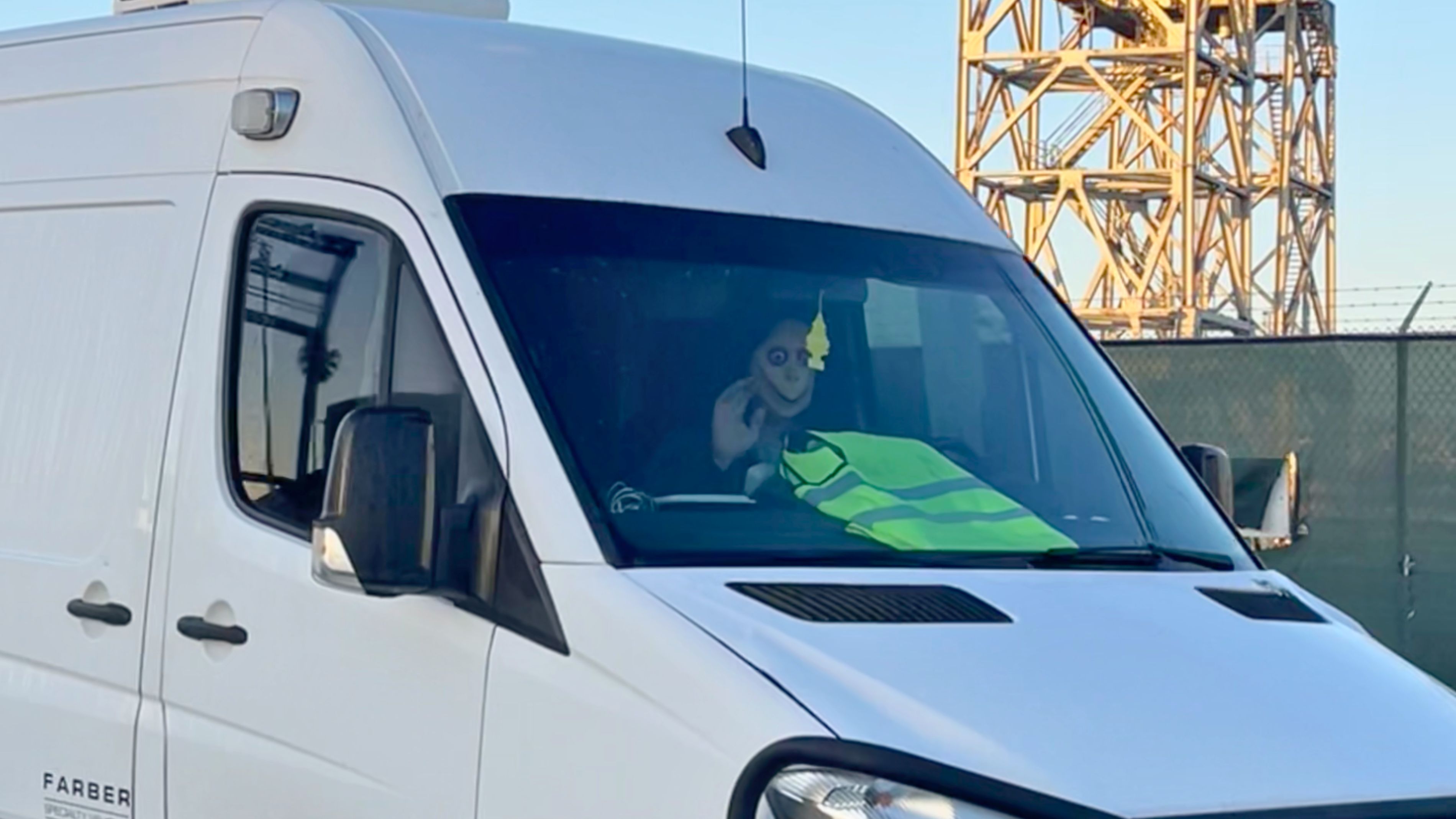 Federal agents wearing Halloween masks around DHS site