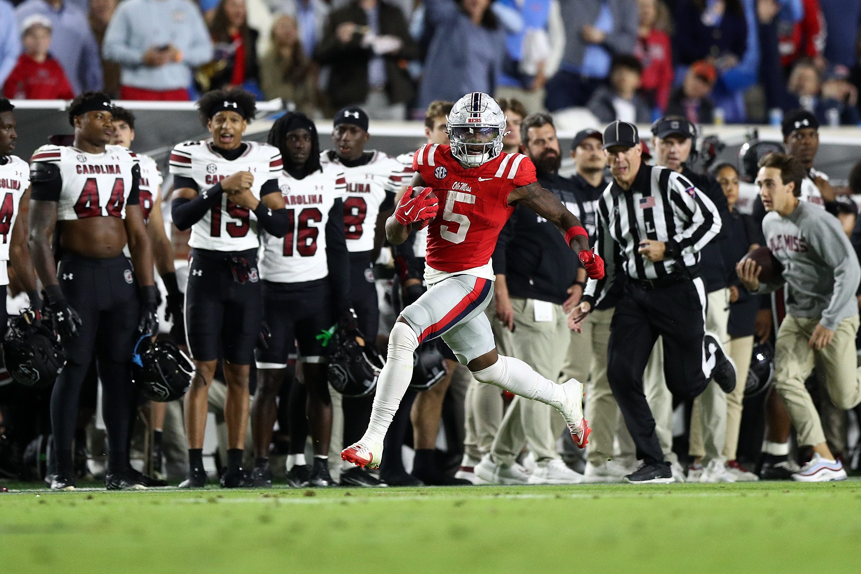 Pete Golding gives Kewan Lacy injury update before Ole Miss vs Georgia ...