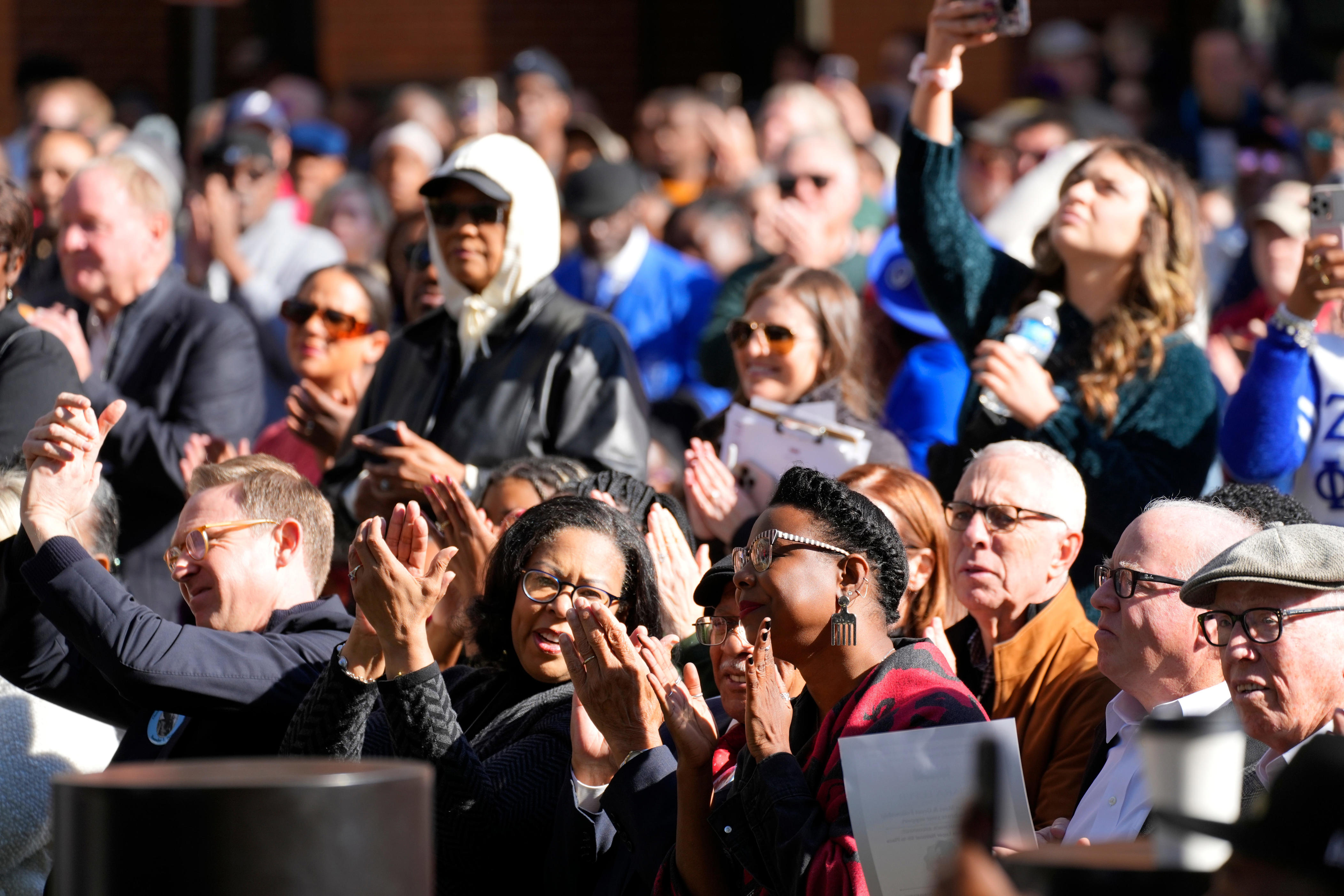 Watch crowds gather in OKC to sing, celebrate at Clara Luper Sit-In ...