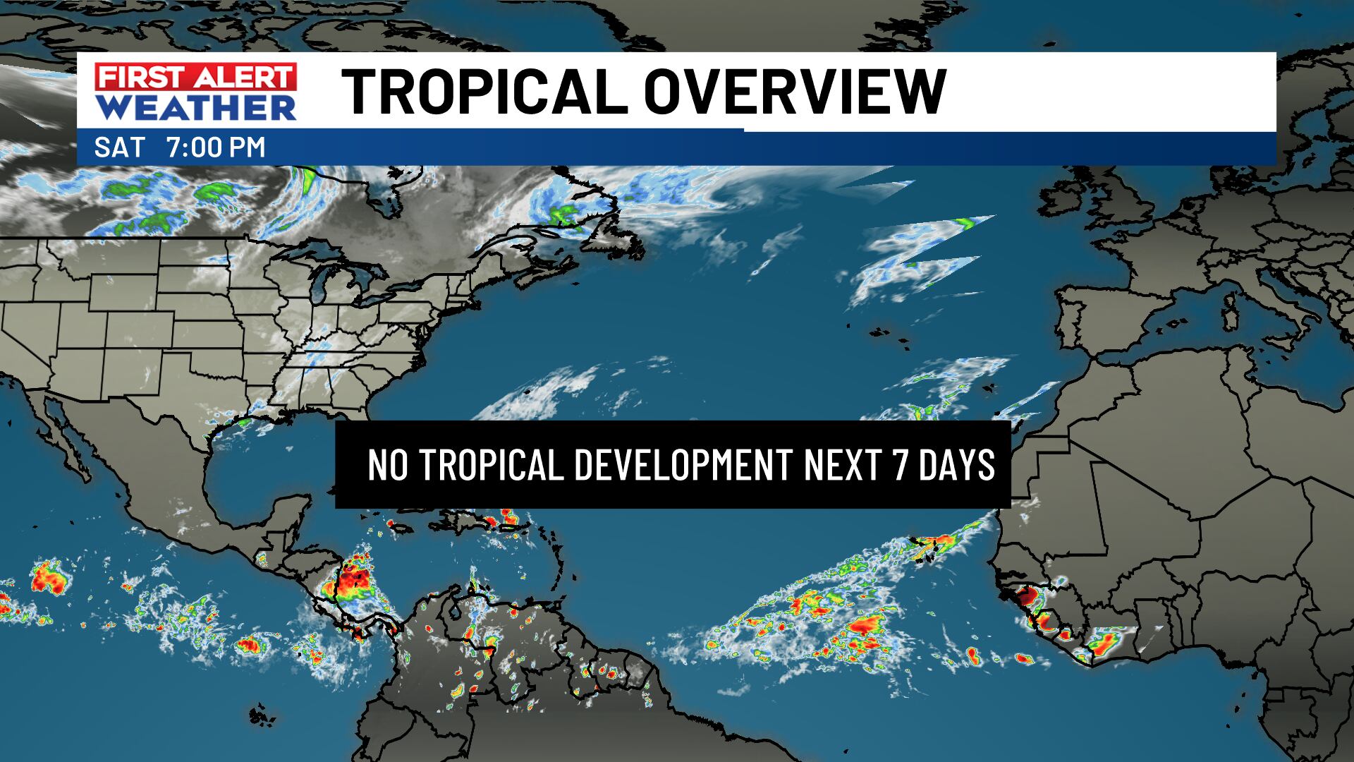 FIRST ALERT: Tropical formation isn’t expected through the next 7 days