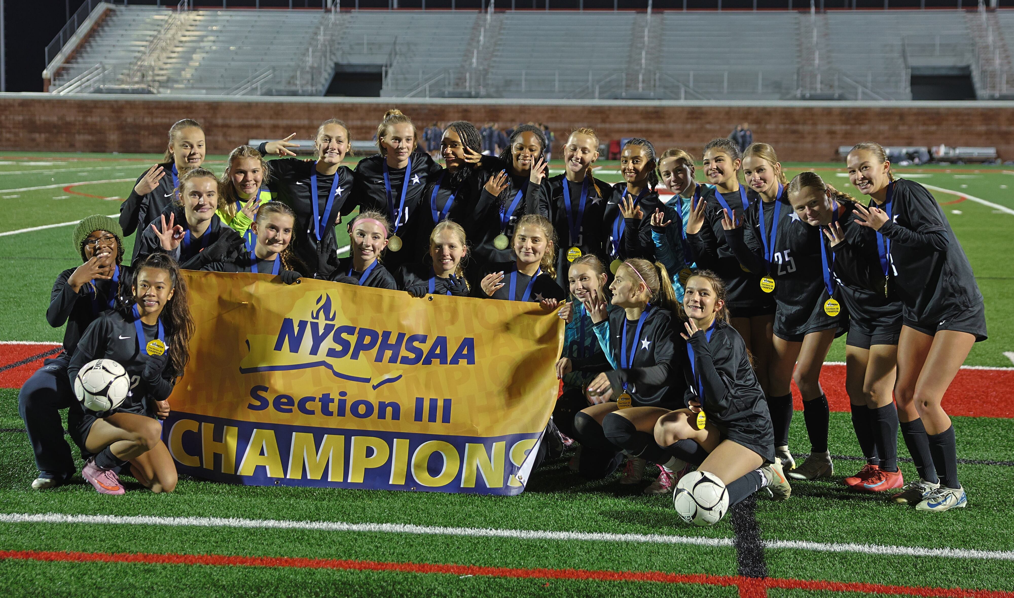 Cicero-North Syracuse girls soccer rolls over Liverpool to 3-peat as ...