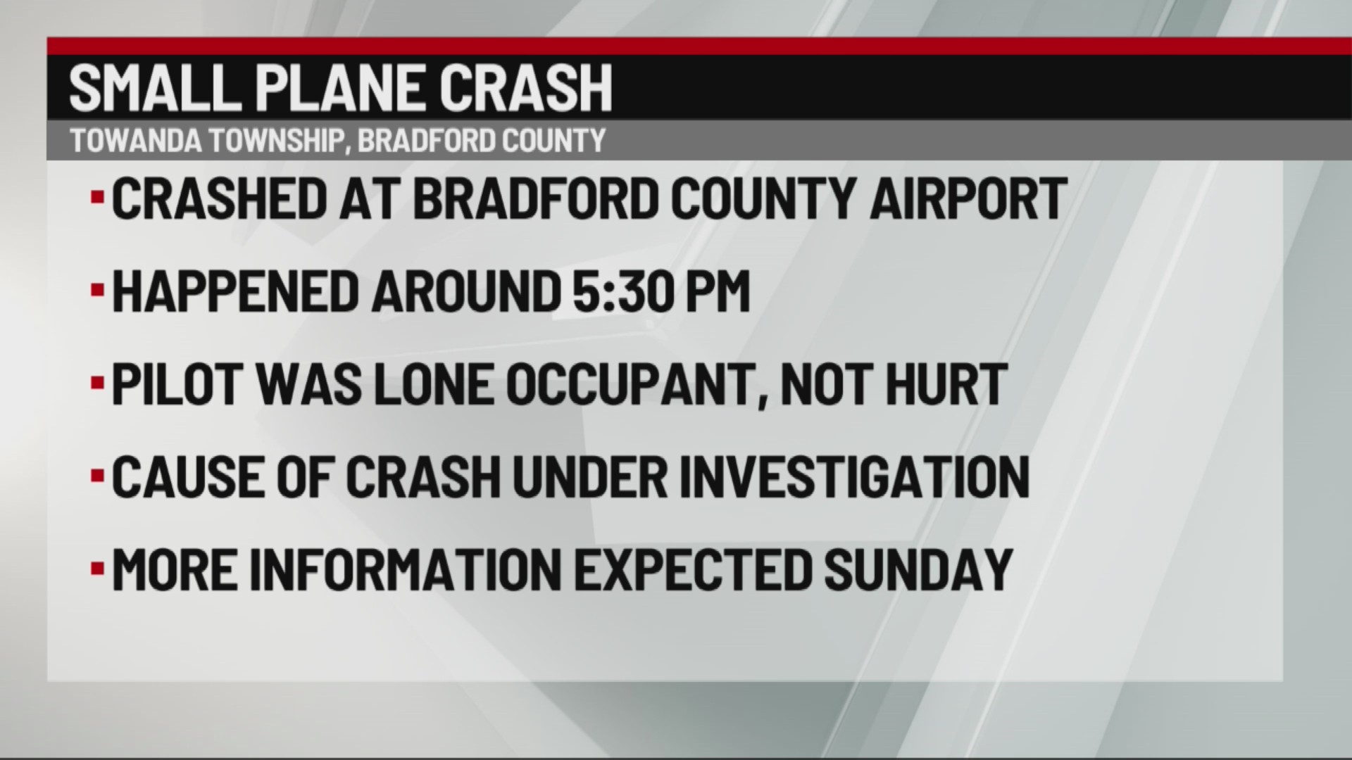 Crews respond to plane crash at airport | 28/22 News