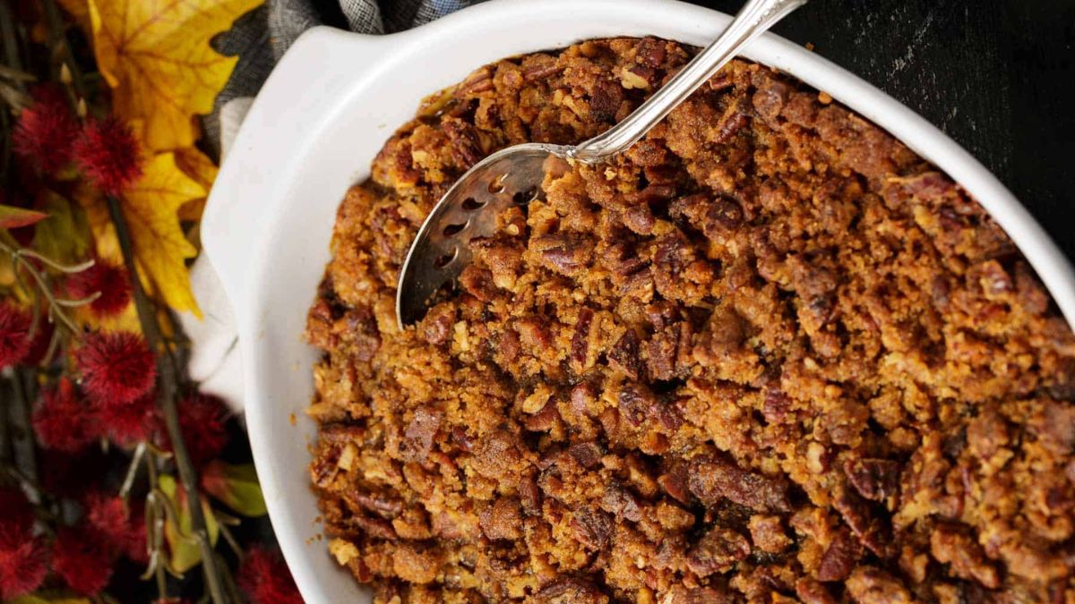 Easy Sweet Potato Casserole with Bacon