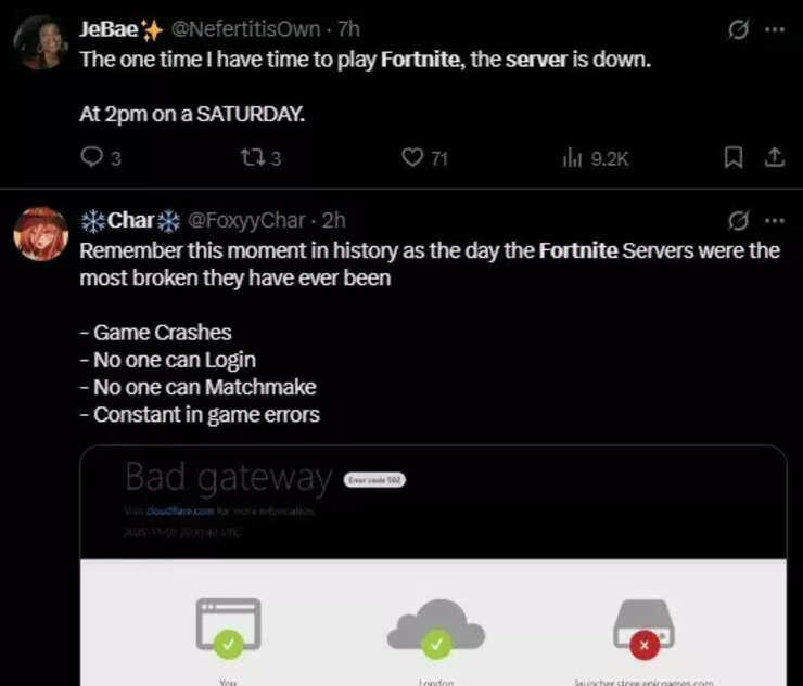 When will Fortnite servers be back online? Epic Games faces massive ...