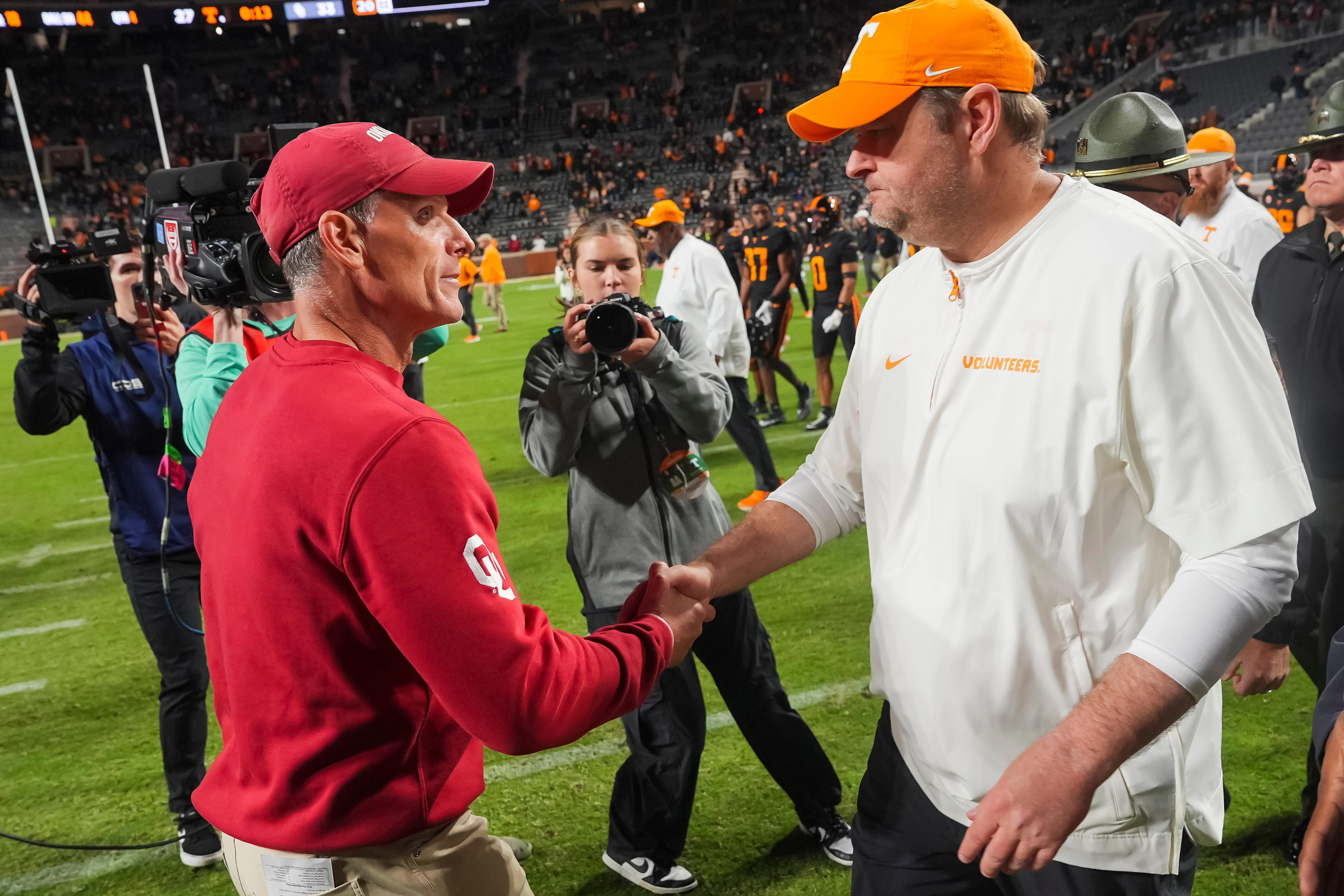 Brent Venables outdueled Josh Heupel on Saturday to keep CFP hopes alive