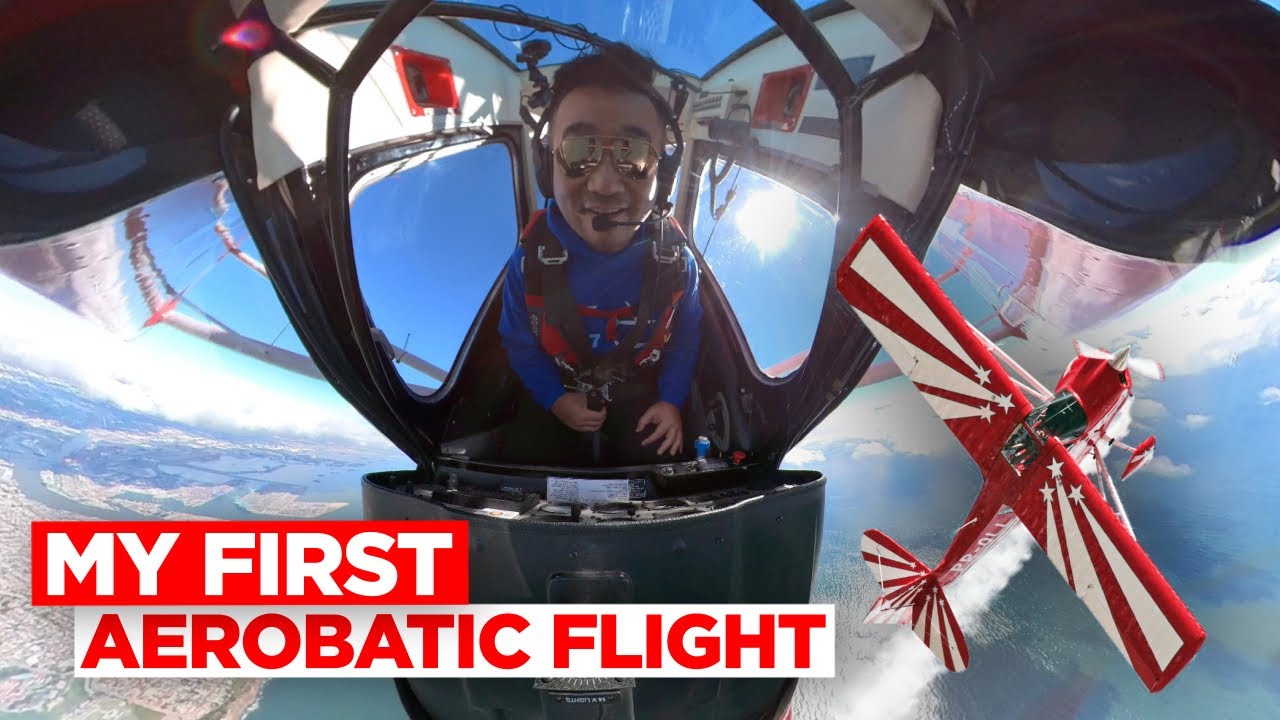 My first aerobatic flight - spin awareness flight training
