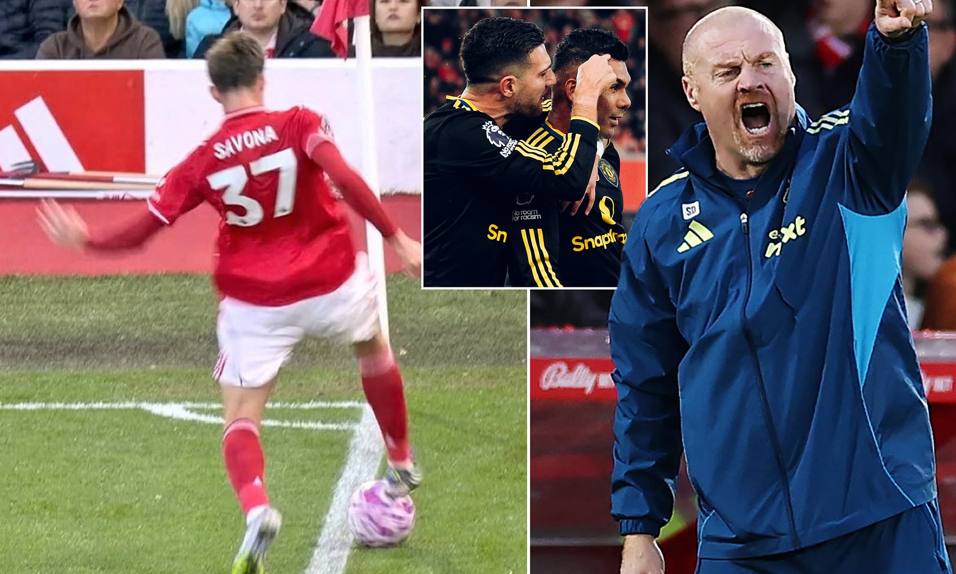 Furious Sean Dyche calls for major VAR change after Man United draw ...