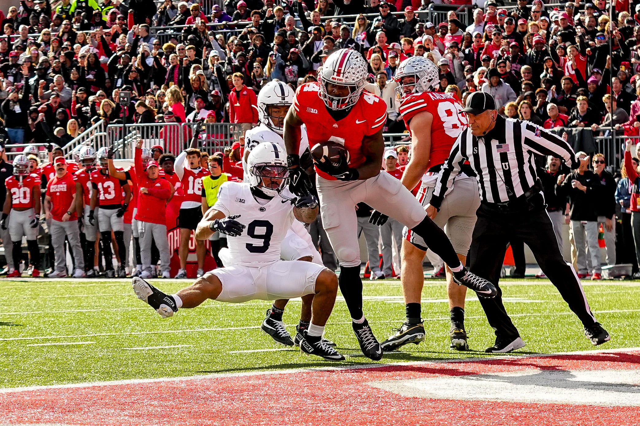 Watch Ohio State football's Jeremiah Smith make a circus-like catch in ...