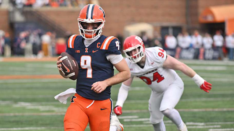 Giving Out Game Balls After Illinois Football's Takedown of Rutgers