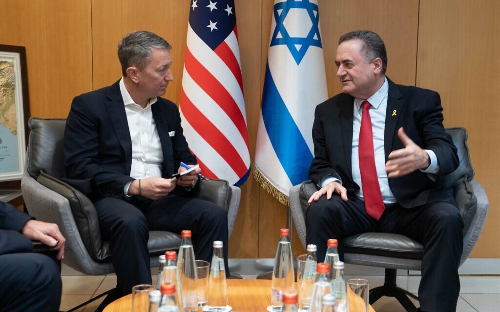 Katz says he discussed Hamas disarmament with top American general