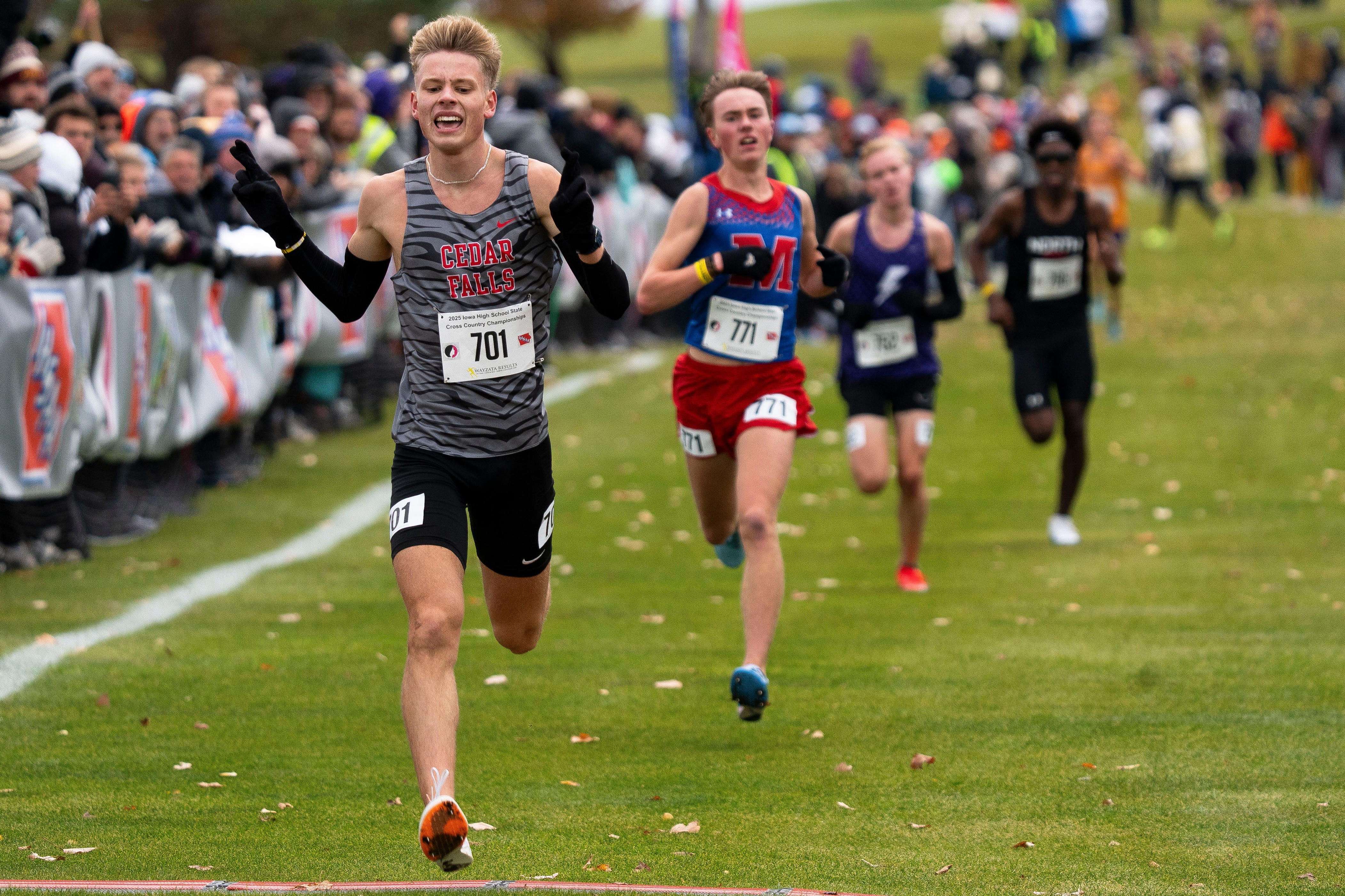 DCG's Piper Messerly, Cedar Falls Jaden Merrick earn 4A Iowa cross ...