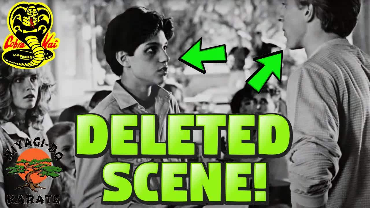 KARATE KID DELETED SCENE!! (REVEALED) - JOHNNY VS DANIEL