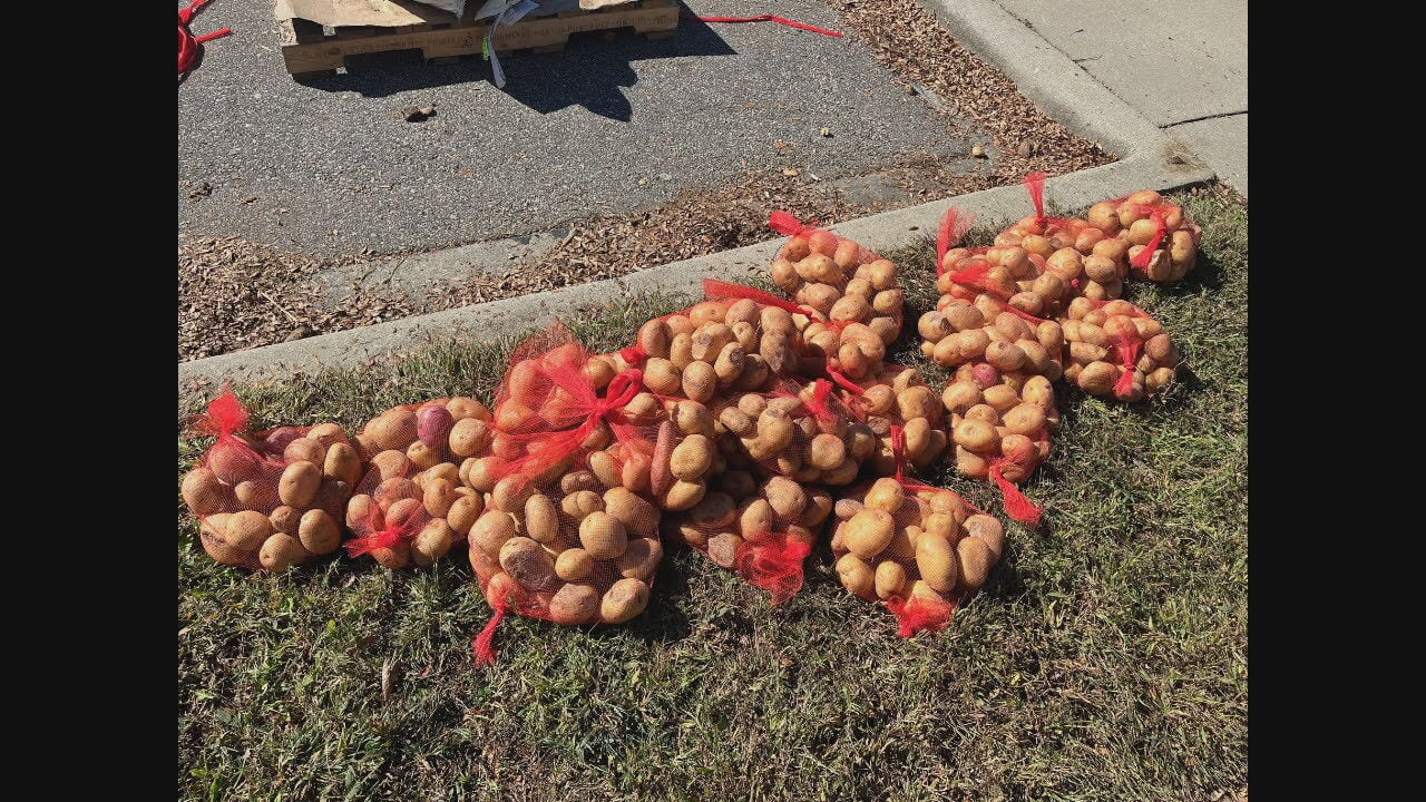 Indian Trail church hosts potato drop to help hungry families