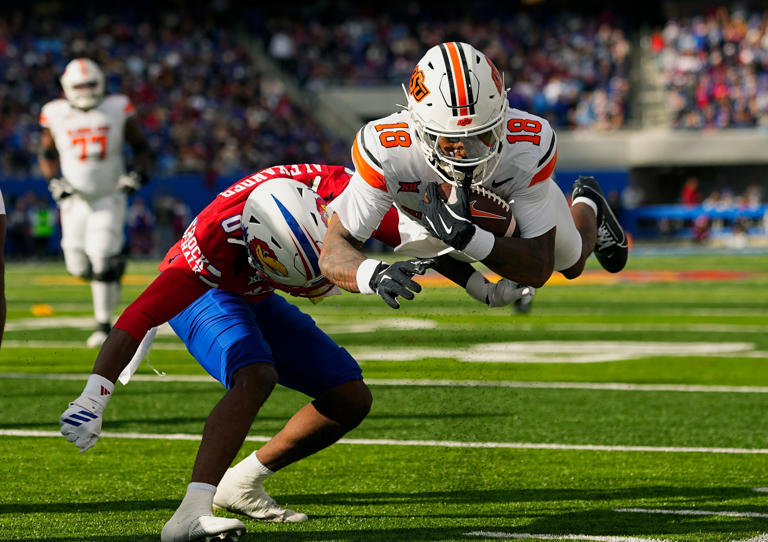Kansas football vs Oklahoma State final score, highlights: Jayhawks win ...