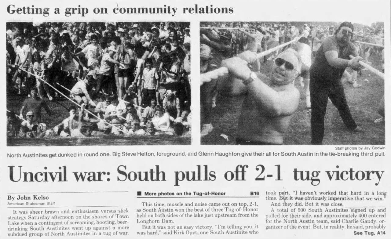 Bubbas vs. Yupsters: Remembering TX city's epic tug of war