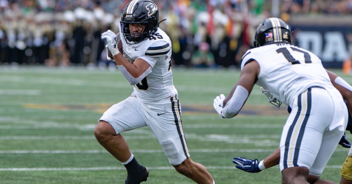 Purdue RB Devin Mockobee out for Michigan game