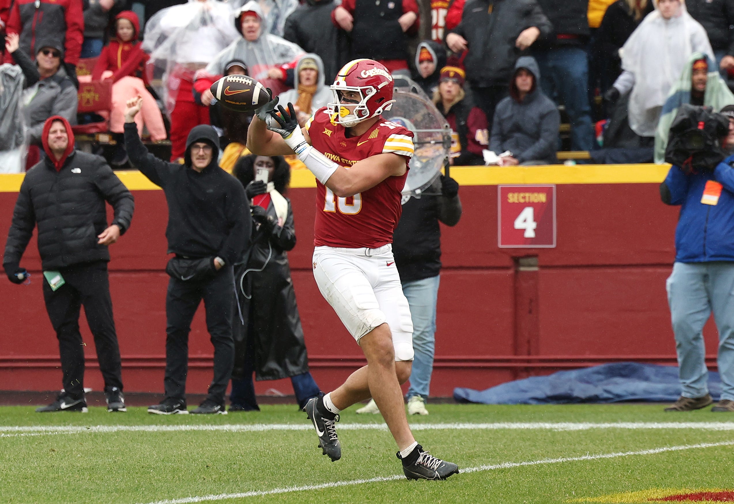 Ben Brahmer injury update, Iowa State TE carted off field vs Arizona State