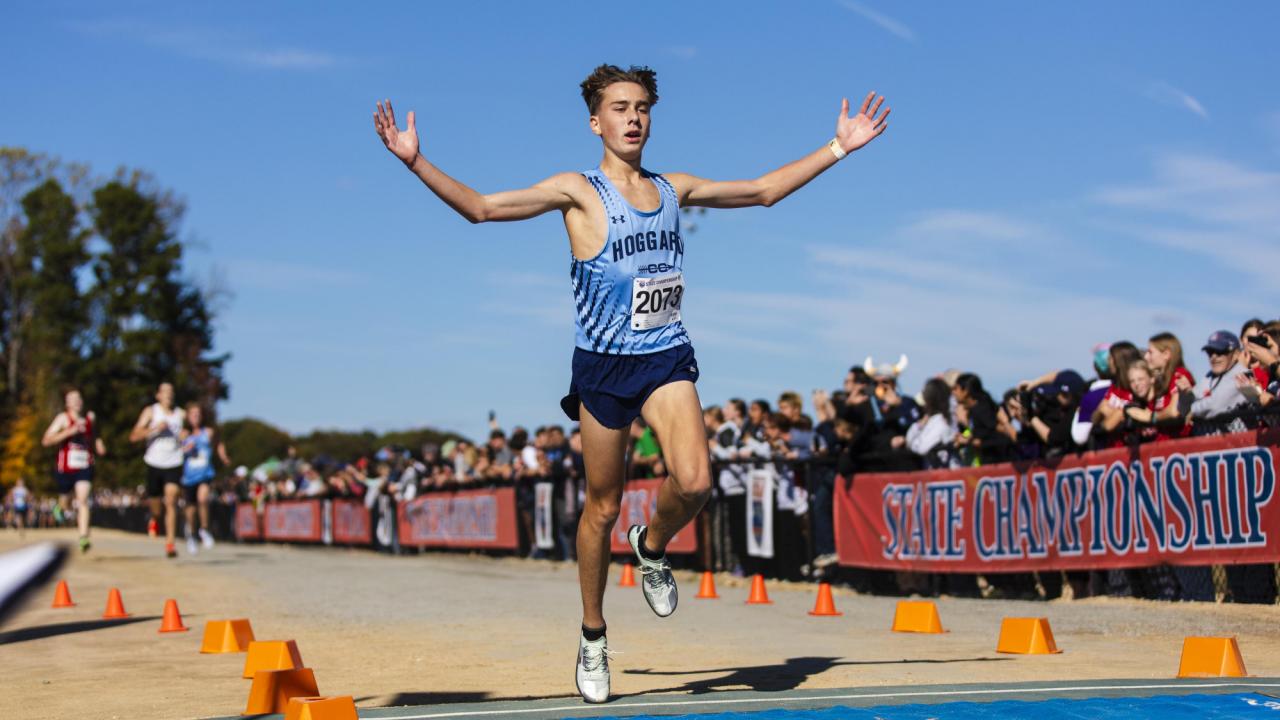 Hoggard's Kiziah wins 8A boys cross country championship, Broughton ...