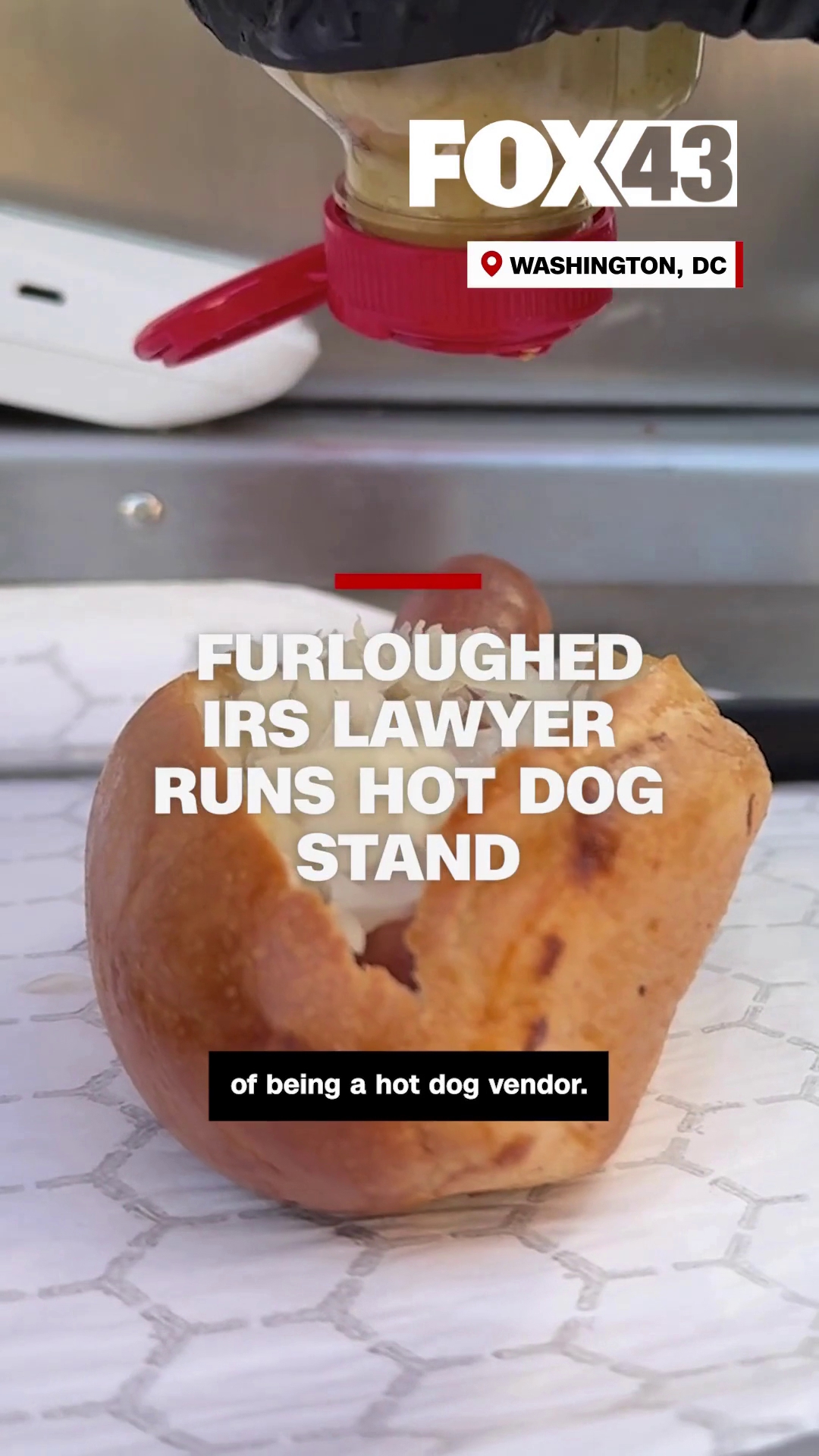 Furloughed IRS lawyer becomes hot dog vendor