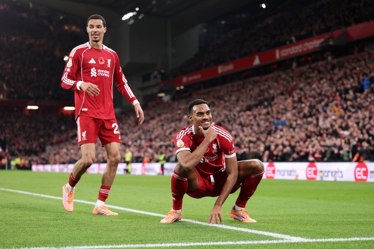 Gravenberch seals Liverpool win over Villa in Premier League clash