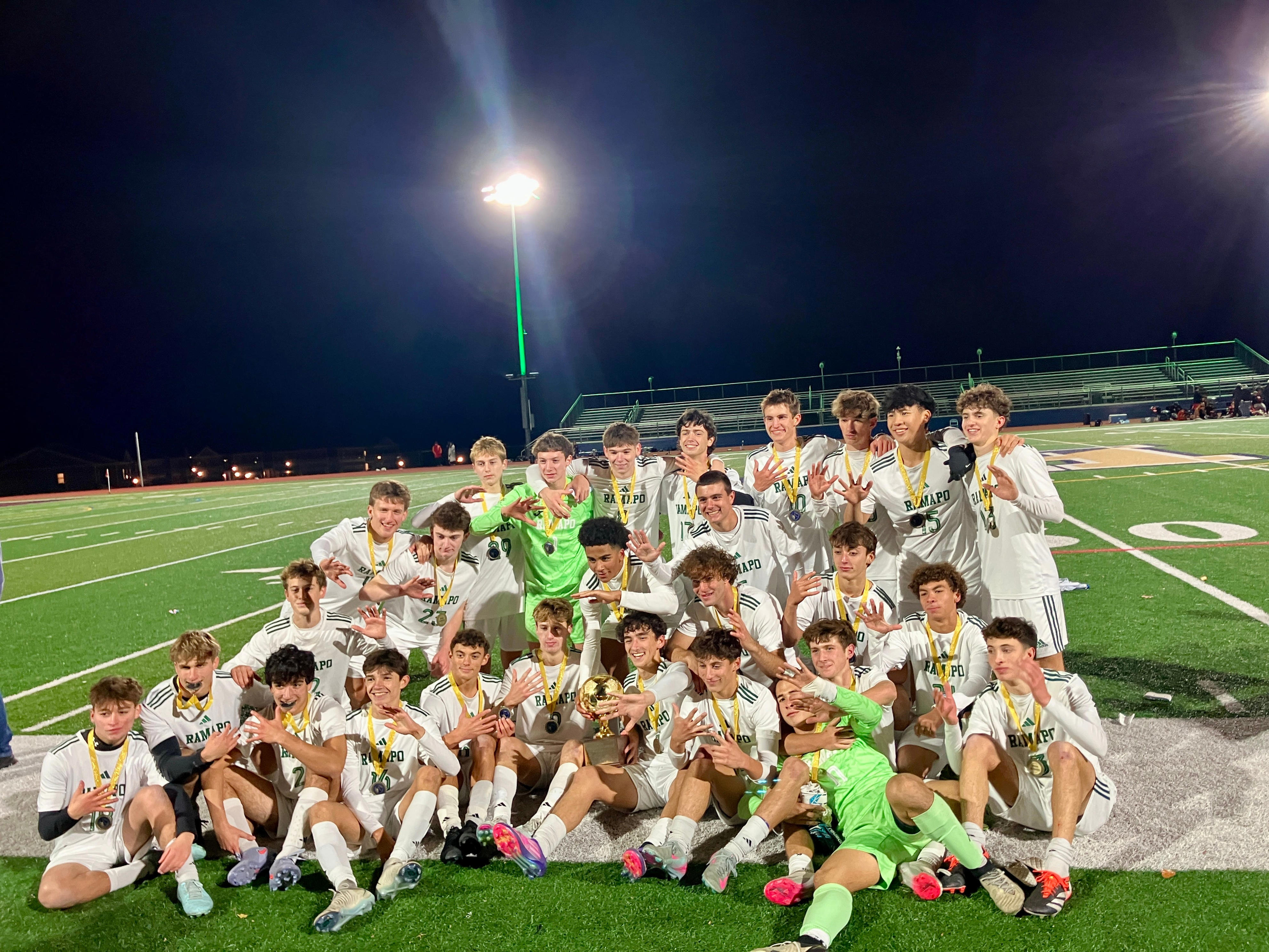Ramapo boys soccer secures Bergen County title with record-setting win