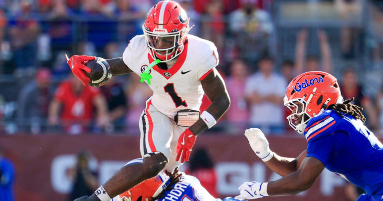 Georgia outlasts Florida 24-20 for fifth straight in in the series