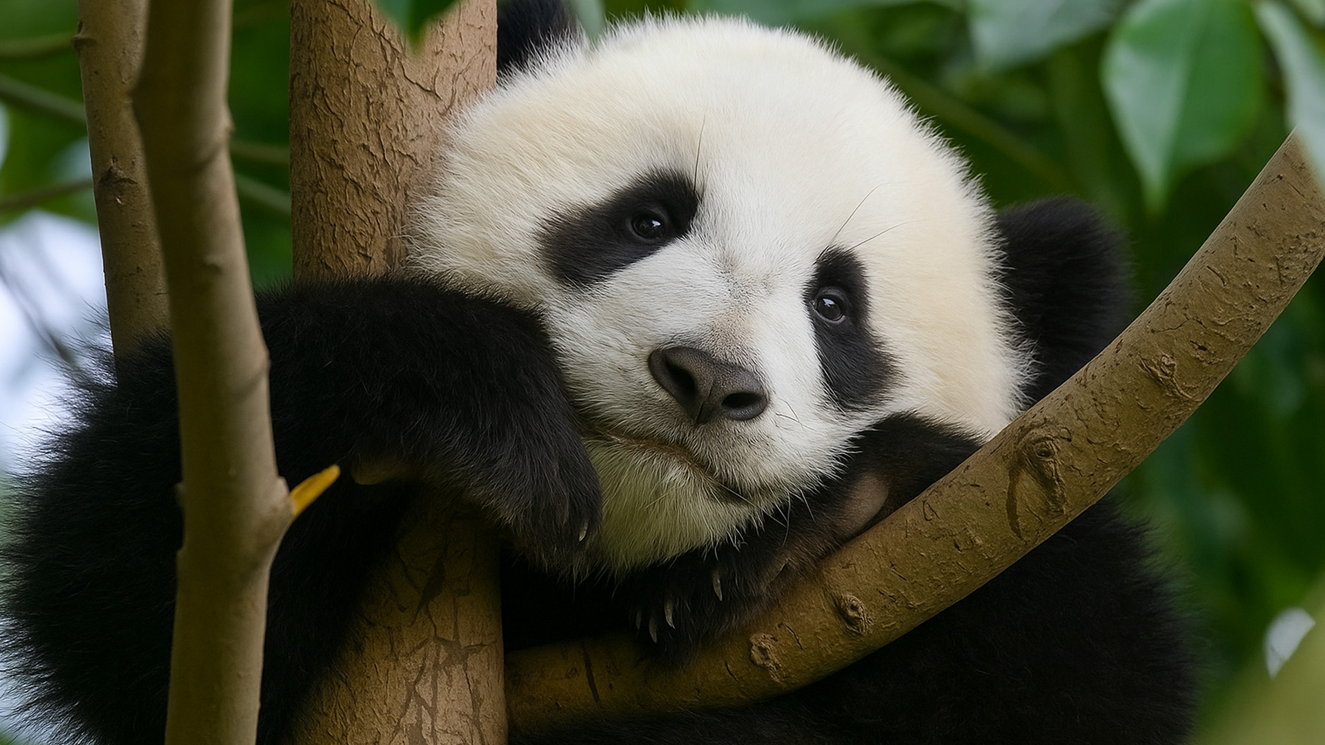 Der Kinas pandaer lever fritt