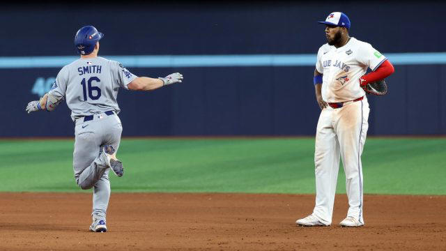 Blue Jays’ Ernie Clement very emotional after gut-wrenching World ...
