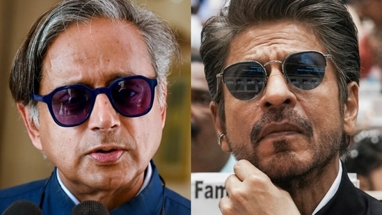 Shashi Tharoor writes thesis on Shah Rukh Khan ageing in reverse on his ...