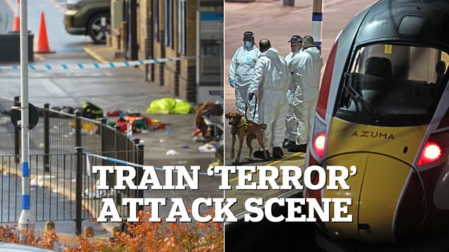 Harrowing video of scene after Huntingdon 'terror' attack