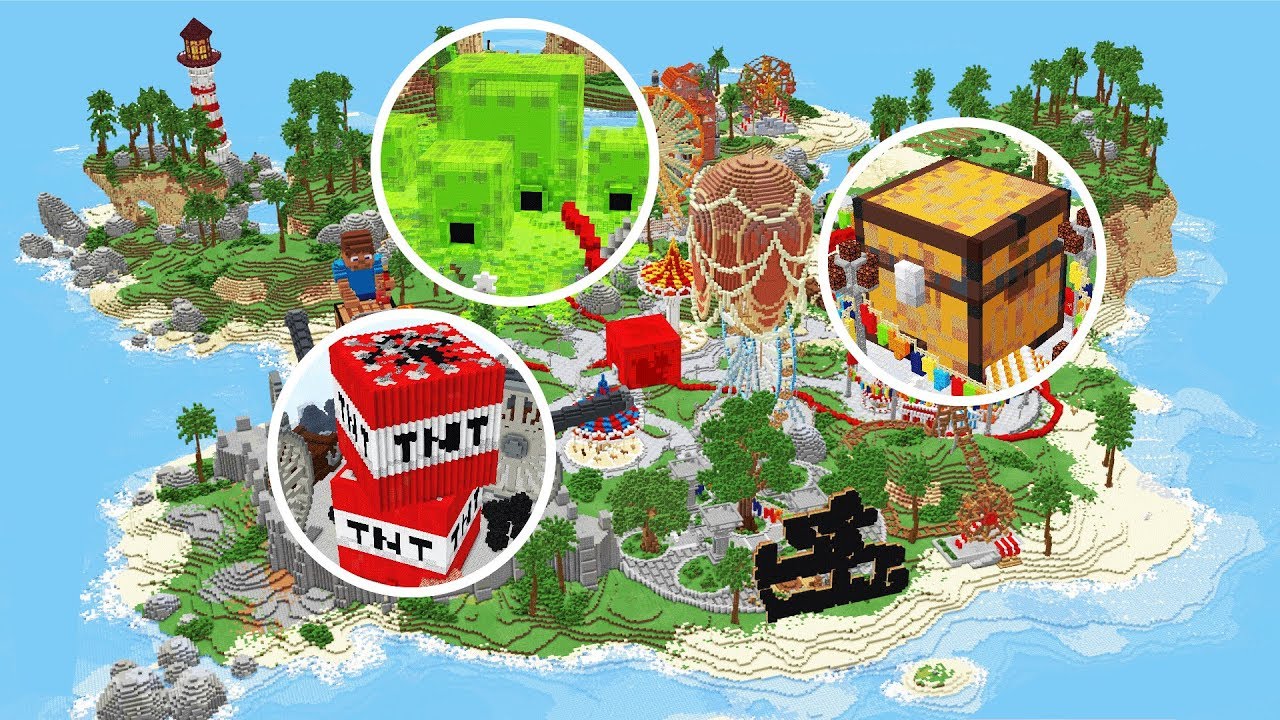 Minecraft big block island (coming soon)