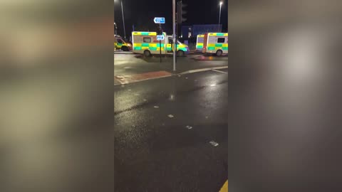 Video shows emergency crews and police on the scene following mass ...