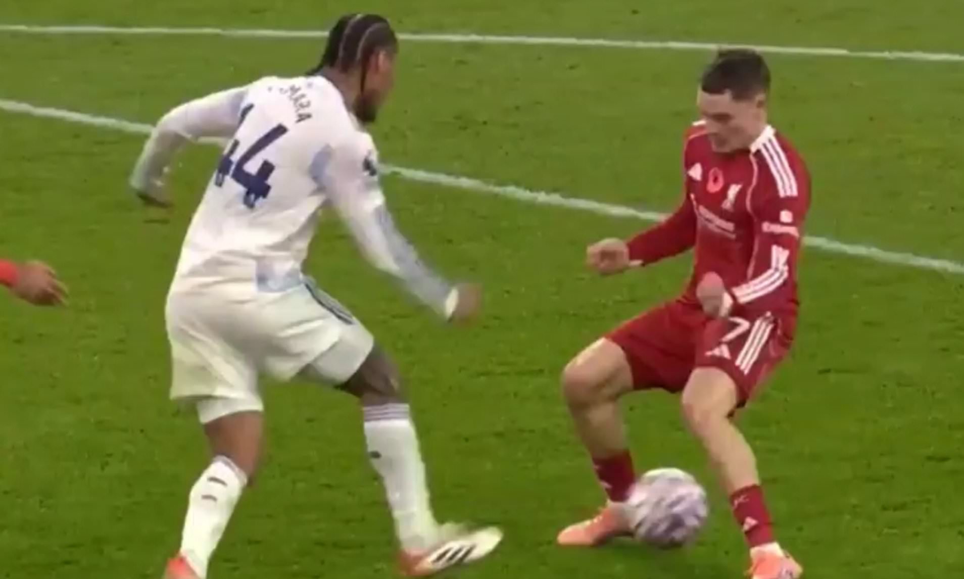 From bad to Wirtz! Liverpool star left red-faced after opponent pulls ...