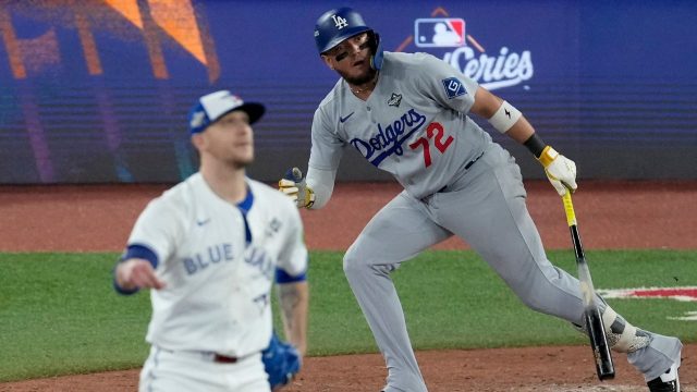 Blue Jays’ Ernie Clement very emotional after gut-wrenching World ...