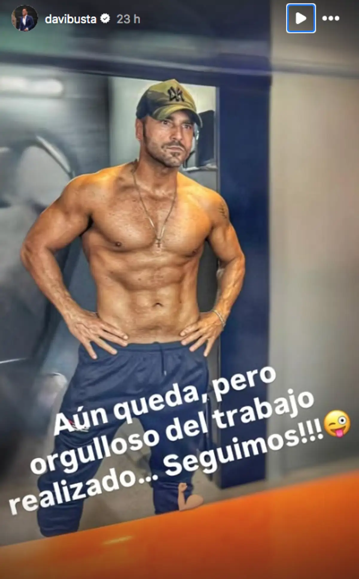 David Bustamante enseña el resultado de su gran cambio físico y Poty ...