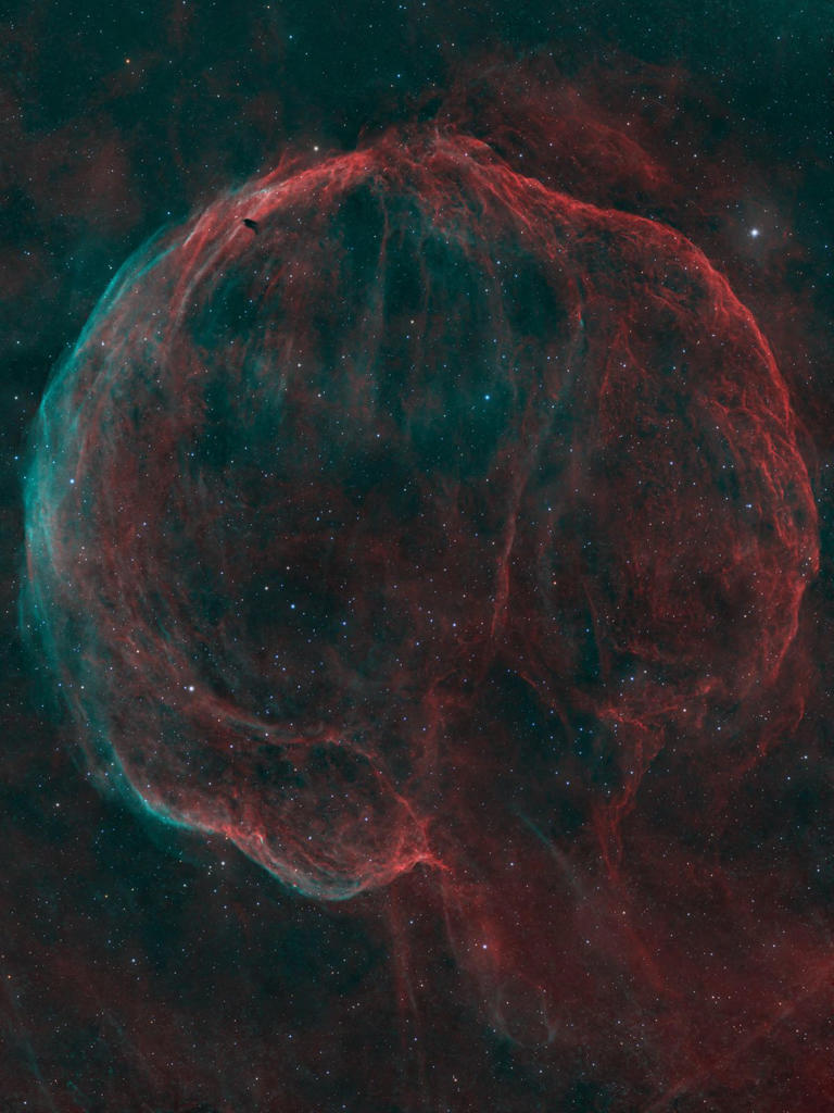 An amateur astrophotographer captures a "giant brain" in space