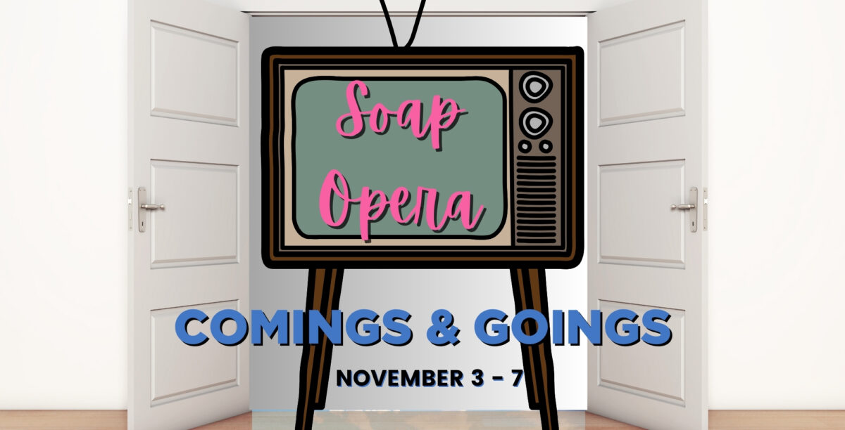 Soap Opera Comings and Goings: Debut, Homecomings and A Diabolical Return
